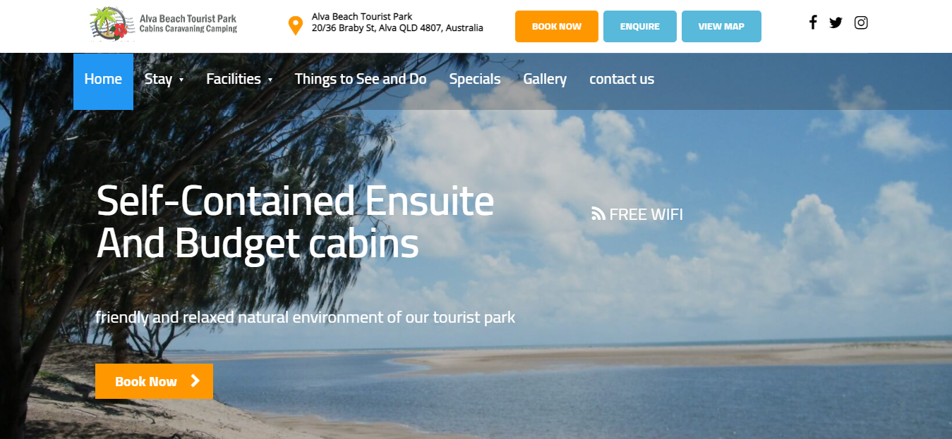 Alva Beach Tourist Park - Teacode Technology